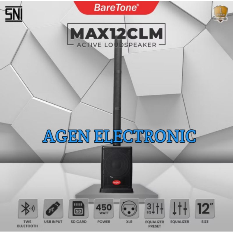 Jual Speaker Aktif Colum Baretone Max12clm Original Speaker 12inch ...