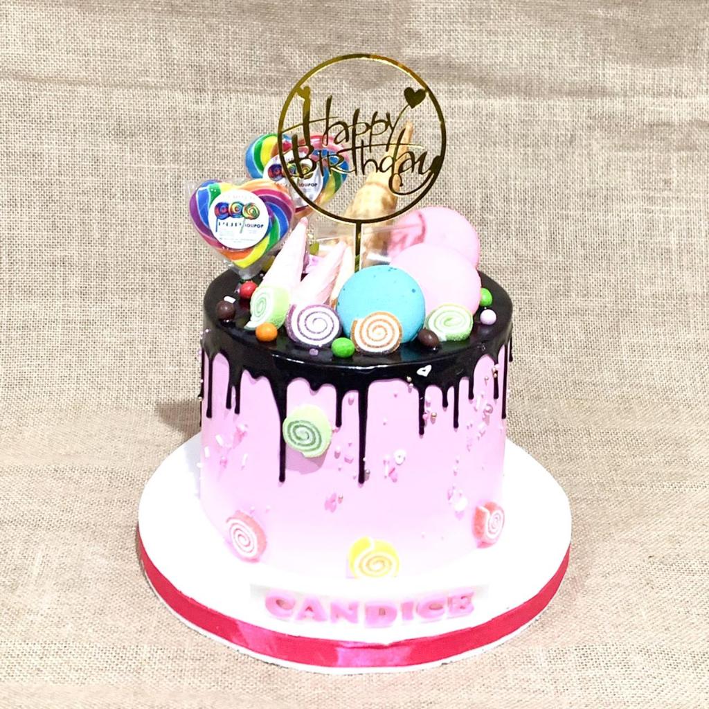 Jual Kue Ulang Tahun/Birthday Cake/Kue Ultah Tema Classic Pink/Kue ...