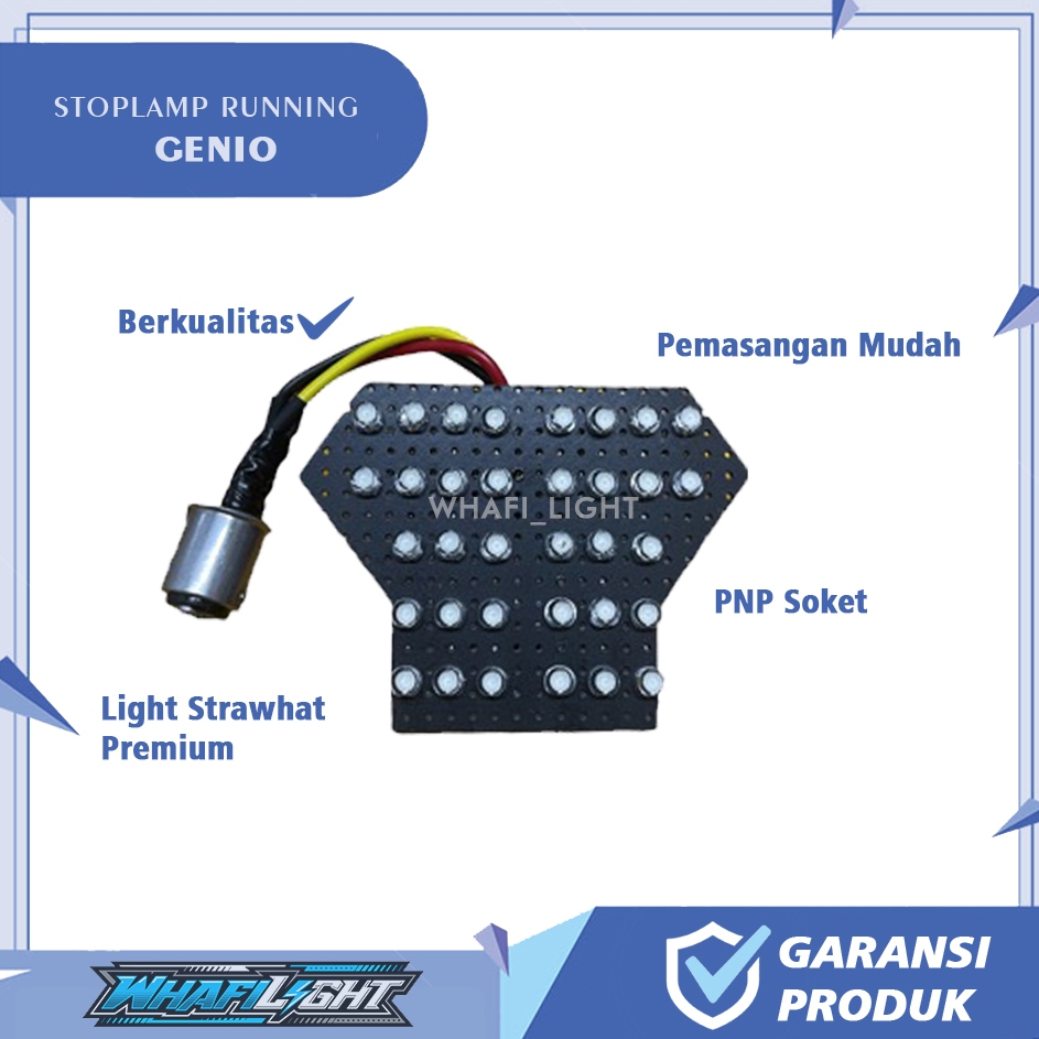 Jual Stoplamp Running Genio 8 mode Otomatis(PNP) | Shopee Indonesia