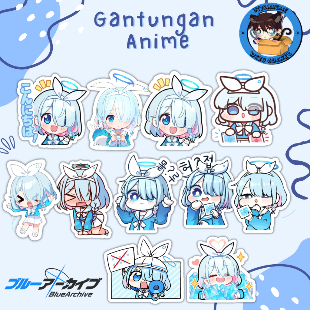 Jual [11 DESAIN] GANTUNGAN KUNCI ANIME ARONA Blue Archive The Animation ...