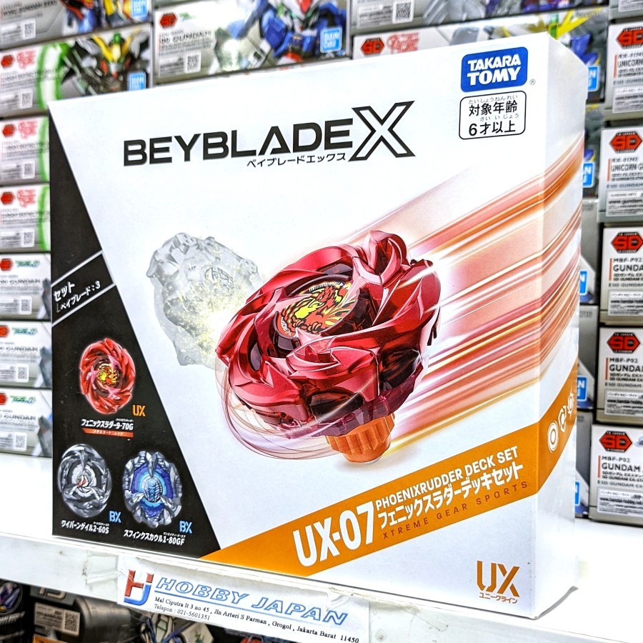 Jual Beyblade X UX-07 Phoenix Rudder Deck Set | Shopee Indonesia