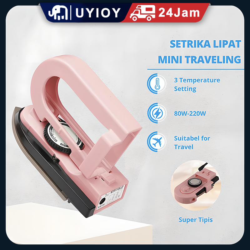 Jual Setrika Mini Traveling Strika Lipat Gosokan Baju Strikaan Listrik ...