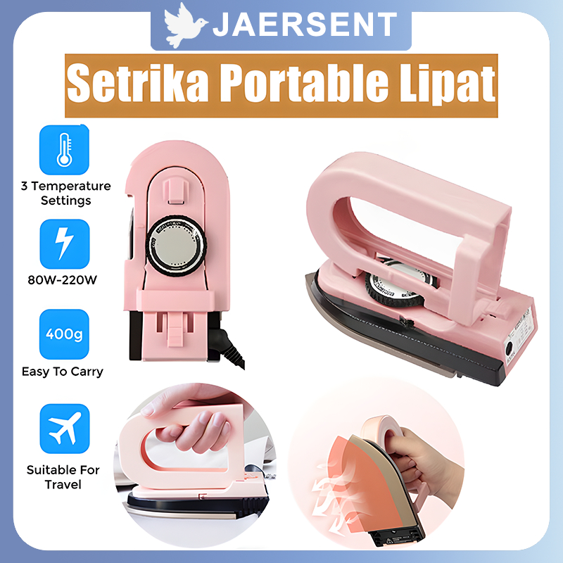 Jual Setrika Mini Traveling Strika Lipat Gosokan Baju Strikaan Listrik ...