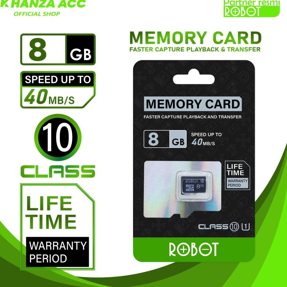 Jual Micro sd MMC robot 8gb original pack new | Shopee Indonesia