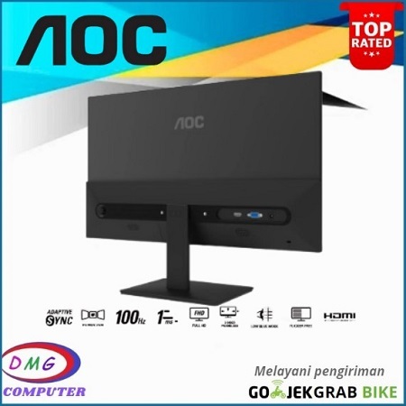 Jual AOC 24B20JH2 Frameless Monitor AdaptiveSync (23.8"/IPS/1ms/100Hz/FHD/HDMI) | Shopee Indonesia