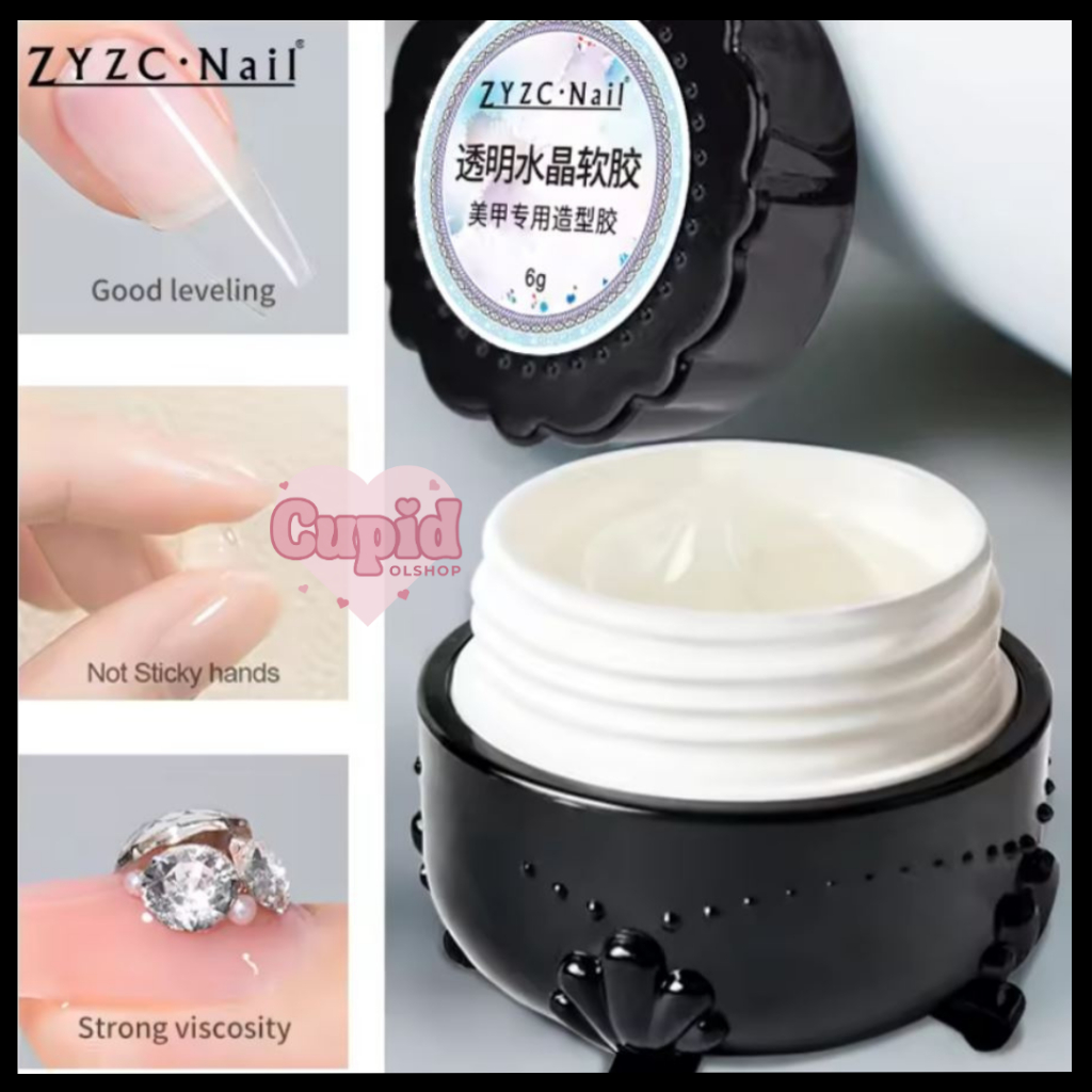 Jual ZYZC PVC CLEAR GEL EMBOSS 3D DESIGN FOR NAIL ART NAIL GEL POLISH ...