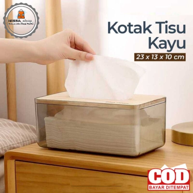 Jual Sale 5 Kotak Tisu Kayu Nordic Minimalist Tissue Box Size 23 x 13 x ...