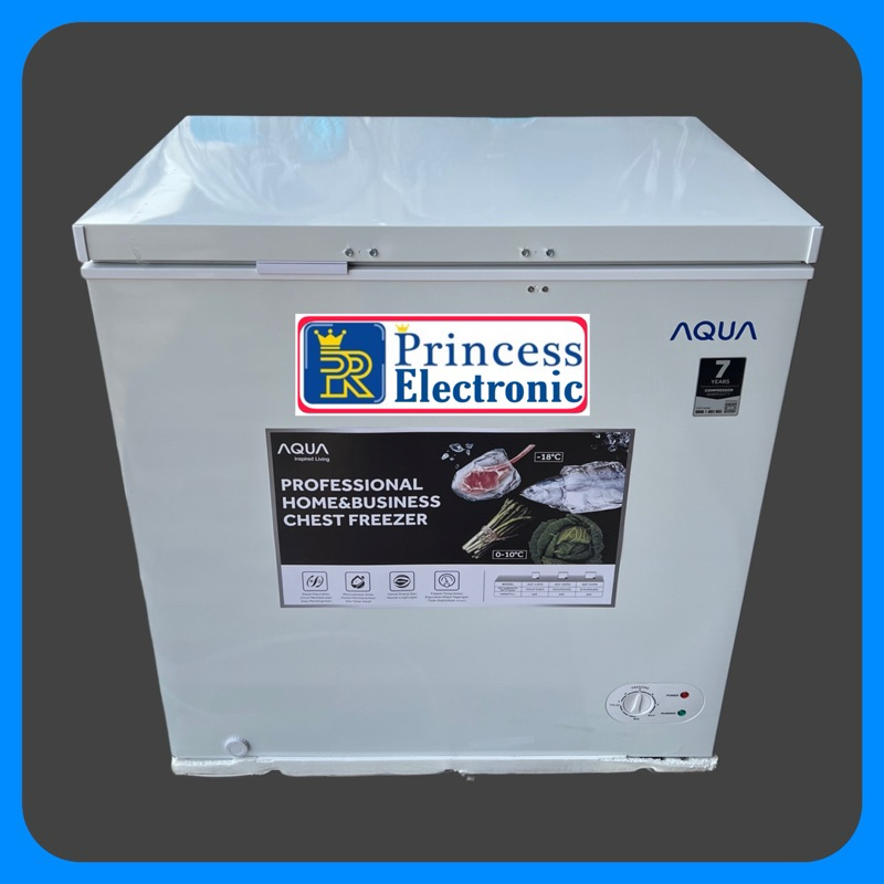 Jual chest freezer box Aqua 200 Liter | Shopee Indonesia