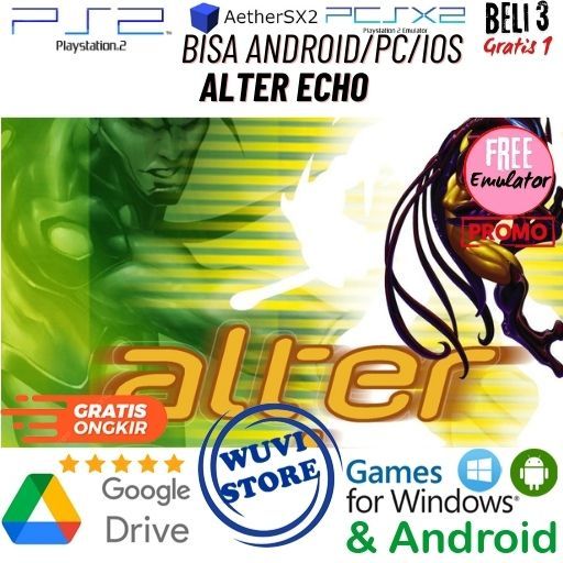 Jual PS2 Alter Echo | Bisa di PC / Android / IOS Plus Emulator | Beli 3 Gratis 1 | Shopee Indonesia