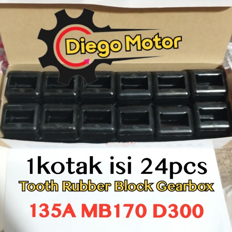 Jual 1KOTAK 24pcs Karet Gearbox Toothed Rubber Block Advance Marine ...