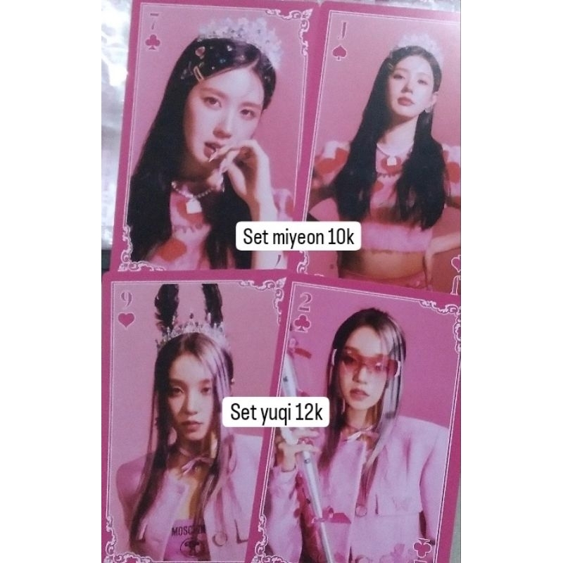 Jual Official set member Remi Album Queencard ver Miyeon Yuqi gidle ...