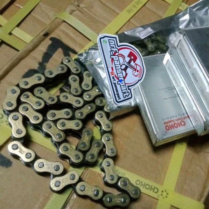 Jual RANTE RODA 428H// RANTAI GEAR/GIR/GIGI TARIK 428H-120L/128L/130L/140L GOLD/EMAS CHOHO ...