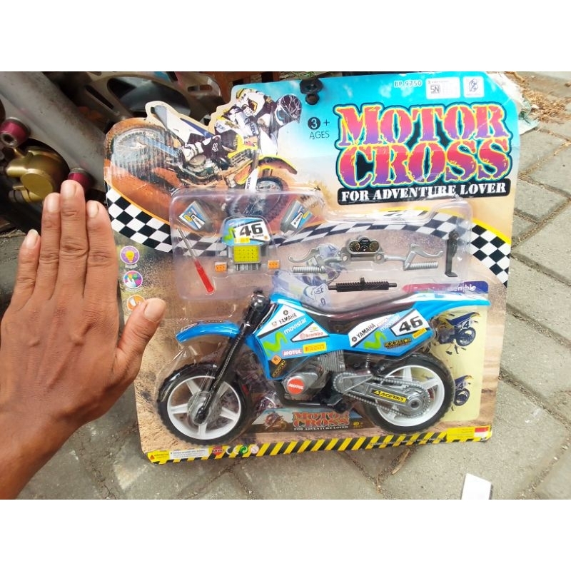 Jual Mainan Motor Cross Rakit Ukuran Besar Seperti Di Gambar Ada ...