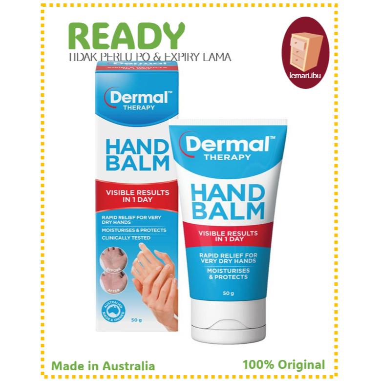 Jual Dermal Therapy Hand Balm 50g (HAND CREAM / KRIM) - 100% ORIGINAL ...