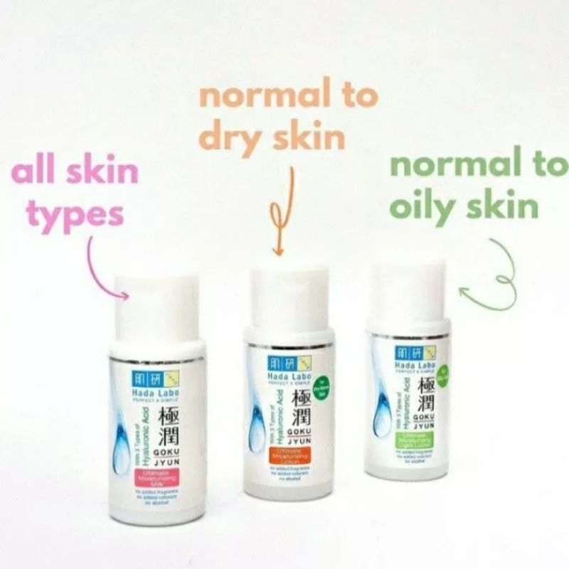Jual HADA LABO PERFECT SIMPLE / ULTIMATE MOISTURIZING LOTION / ULTIMATE ...