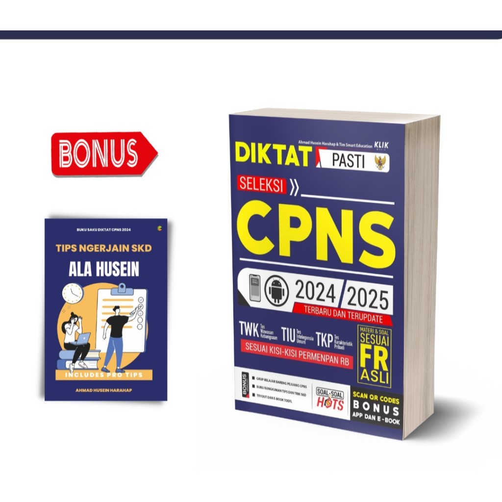 Jual BUKU CPNS 2024 PENALARAN / TAKTIS CPNS 2024 / BIDIK CPNS 2024 ...