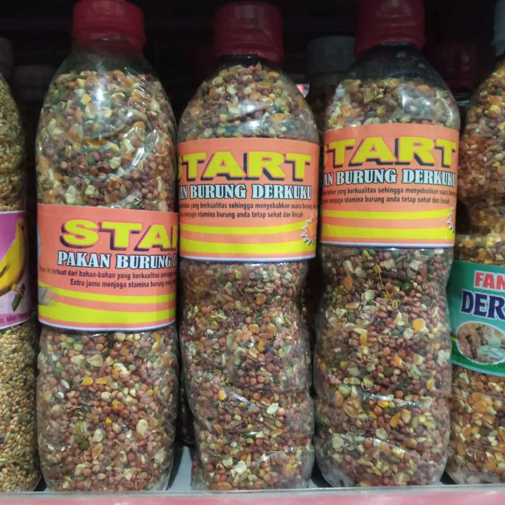 Jual PAKAN DEKUKU BOTOL MAKANAN BURUNG DEKUKU DERKUKU CAMPURAN BIJIAN ...