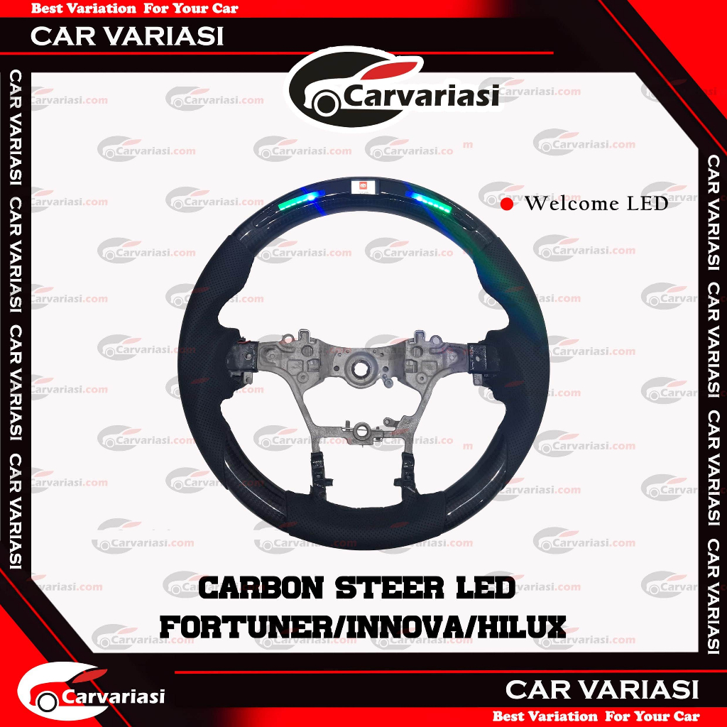 Jual Steer carbon Innova led Steer carbon hilux led Steer fortuner led | Shopee Indonesia