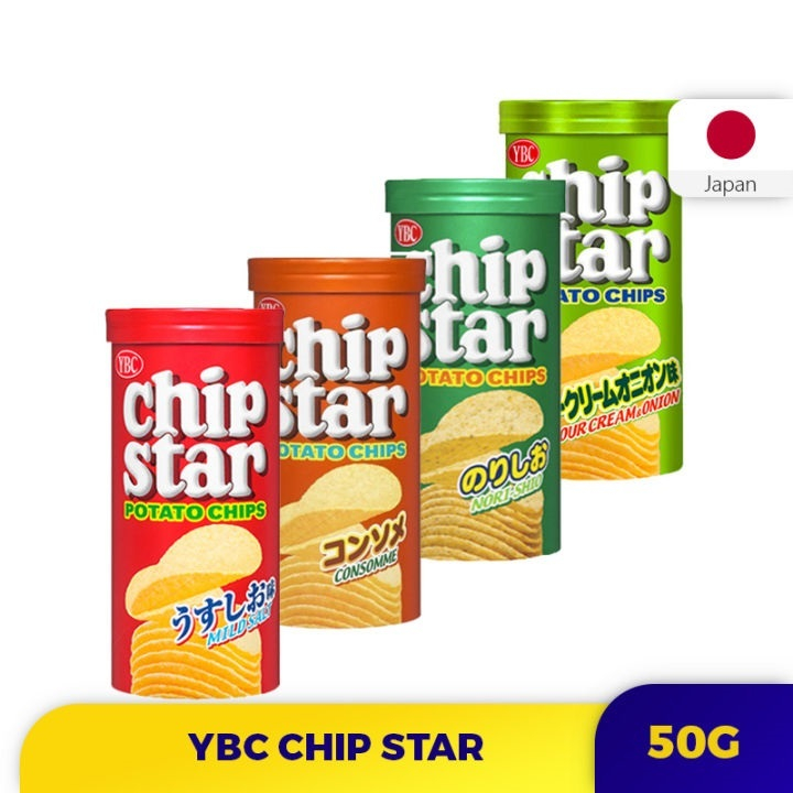 Jual YBC Chip Star Potato Chips Japan 45g | Shopee Indonesia