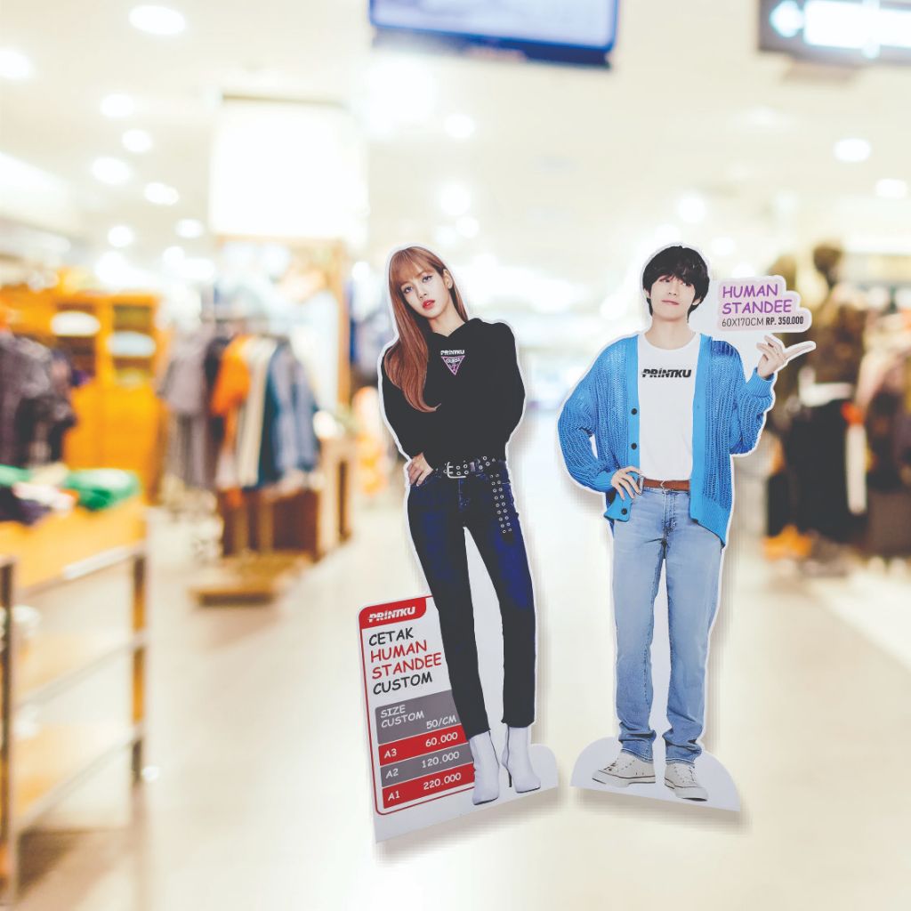 Jual Human Stande Figure Besar / Foamboard 5mm / Standee KPOP / Standee ...