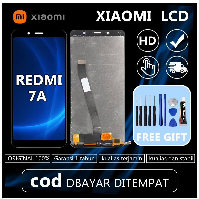 Jual LCD xiaomi redmi 7a HD TOUCHSCREEN ORIGINAL 100% FULL SET【ORIGINAL ...