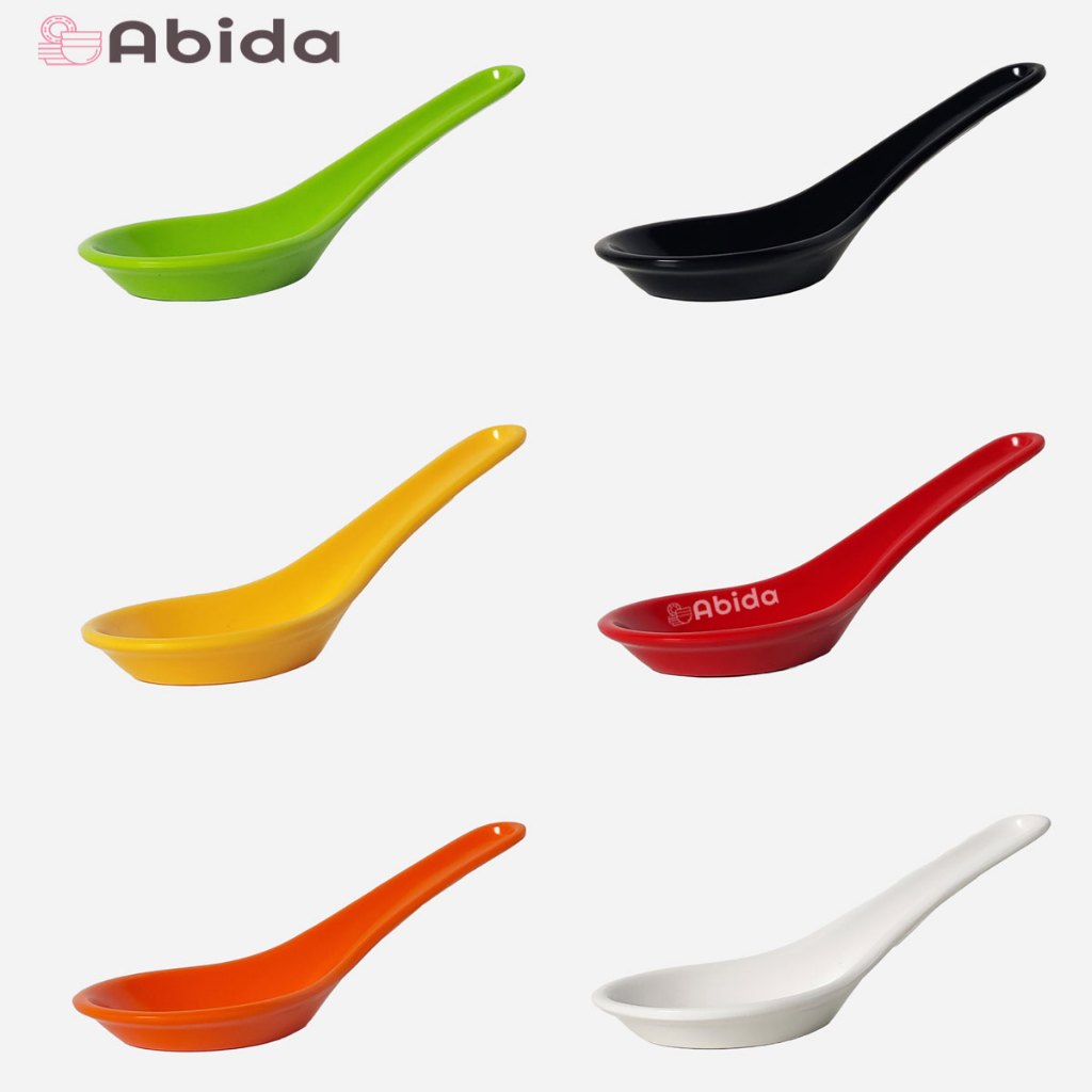 Jual Abida 1 Lusin Sendok Bebek Melamin - Sendok Bubur - Sendok Sup ...