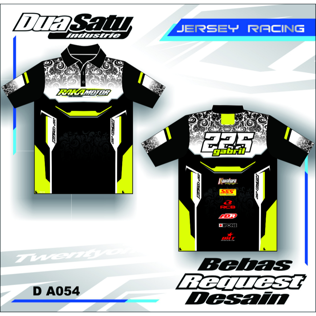Jual JERSEY RACING kaos baju jersey racing custom full printing jersey ...