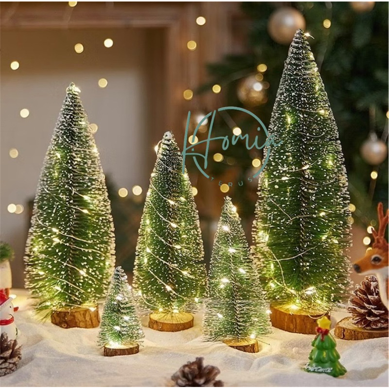 Jual Pohon Natal mini Christmas Tree Pajangan Meja / Pohon Cemara Pinus ...