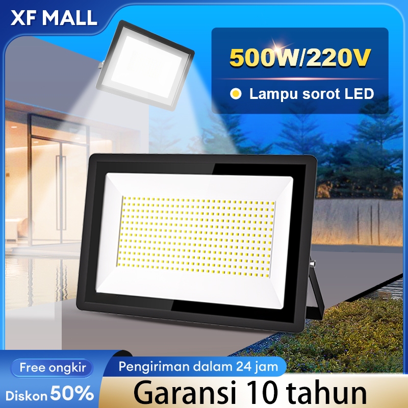 Jual Lampu Sorot LED 500W 220V Outdoor Tembak Panggung Lapangan Taman | Shopee Indonesia