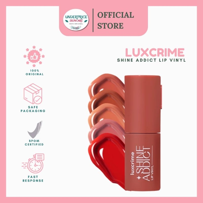Jual LUXCRIME Shine Addict Lip Vinyl | Shopee Indonesia