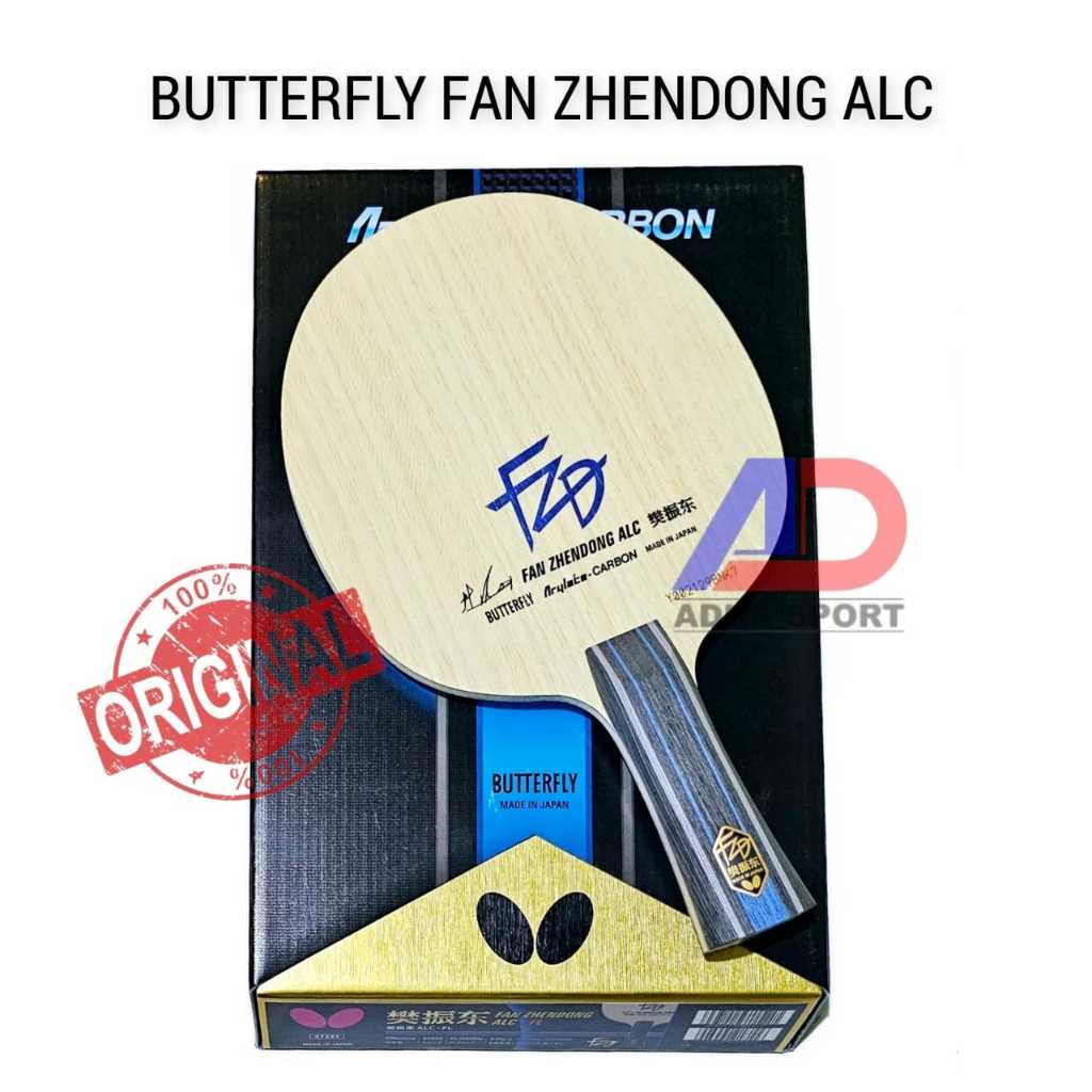 Jual ORIGINAL Butterfly FAN ZHENDONG ALC - Kayu Bet Pingpong Bat Tenis ...