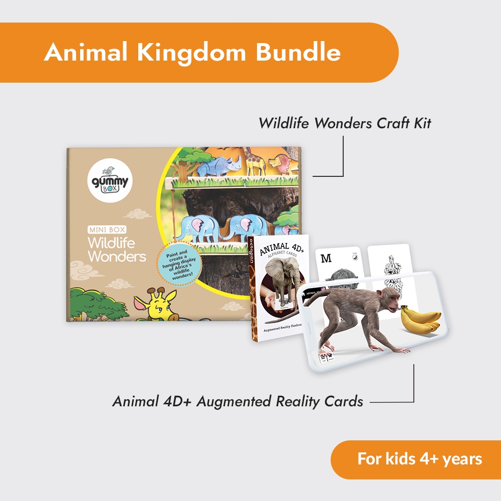 Jual Animal Kingdom Bundle | Craft Kit & 4D+ Augmented Reality ...
