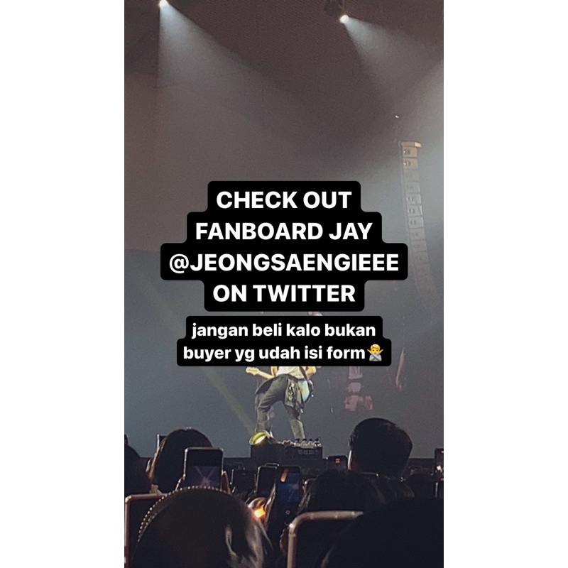Jual JAY FANBOARD by @jeongsaengieee | Shopee Indonesia