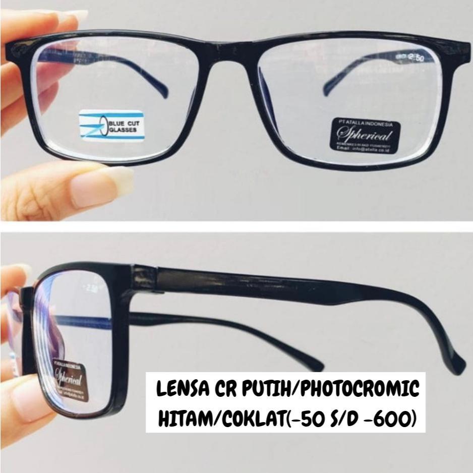 Jual Kacamata optik resep plus minus baca jauh dekat 2 lensa ...