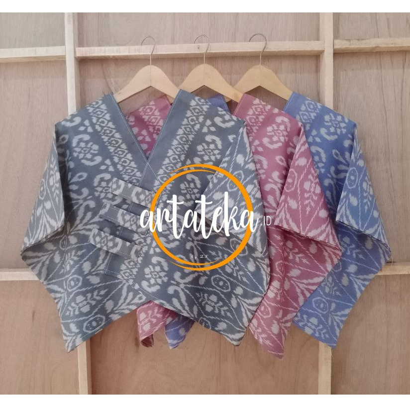 Jual Crop Top Etnik Batik Songket Blus Oversize Spesial Atasan Kantor Kerja | Shopee Indonesia