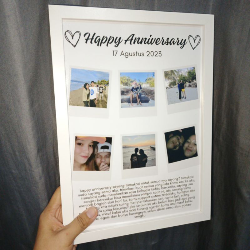 Jual Cetak Foto dan Frame Kado Ulang Tahun/Anniversary/Pernikahan ...