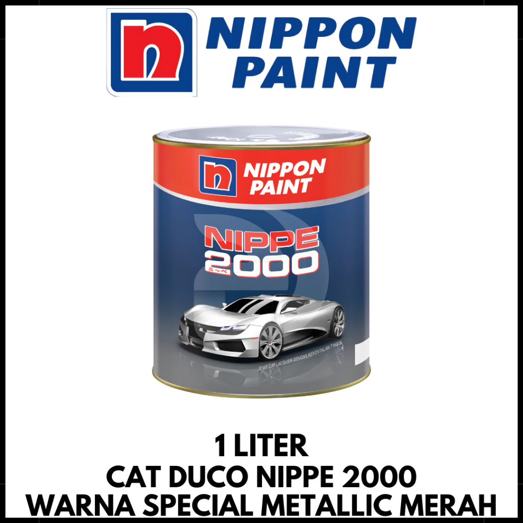 Jual Cat Duco Nippe 2000 1Liter Warna Metallic Special Merah / NIPPON PAINT | Shopee Indonesia