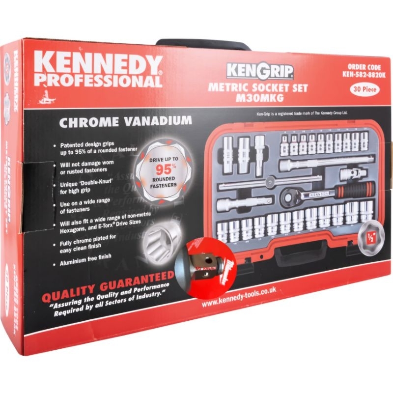 Jual Kennedy shock set 1/2" 30 piece Metric (KEN-582-8820K) | Shopee ...