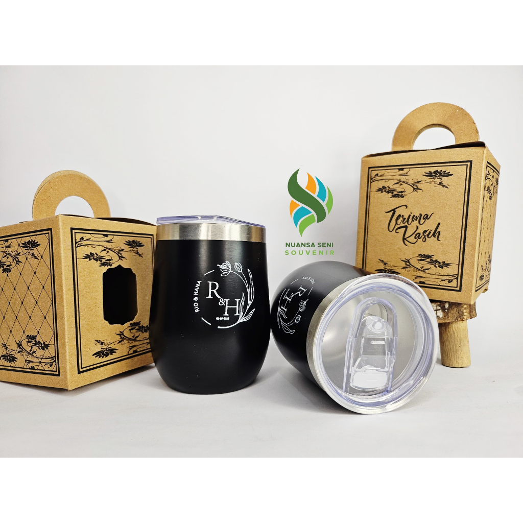 Jual Souvenir Mug Telur Stainless Steel Vacuum Tumbler EGG Botol Minum ...