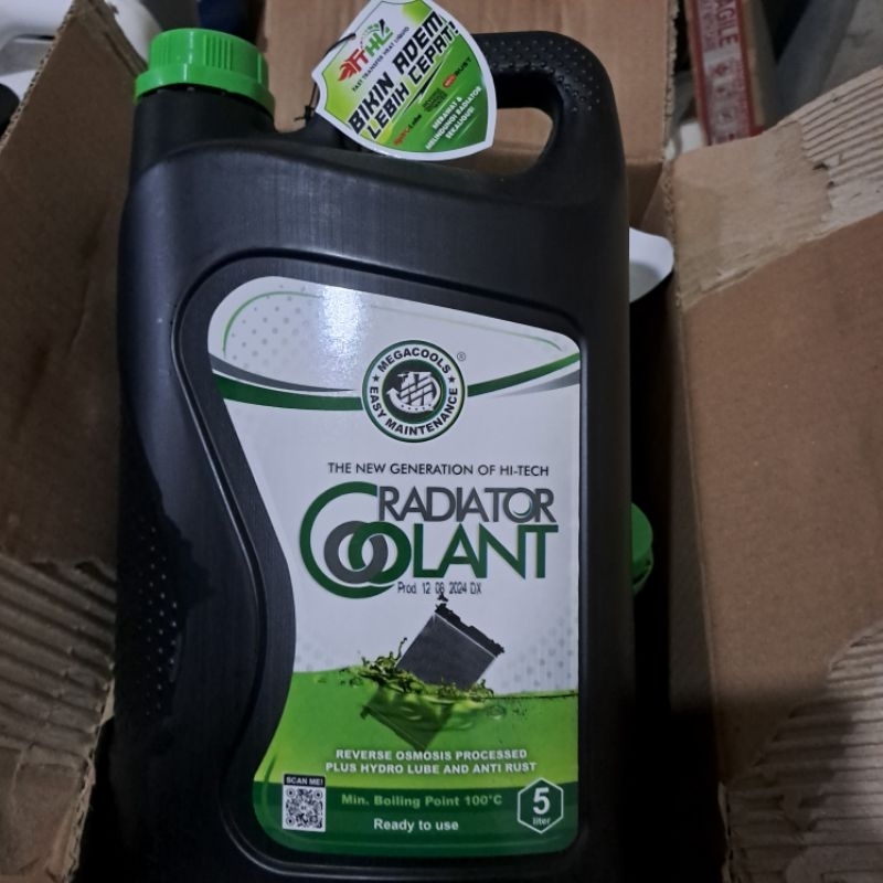 Jual Megacools Radiator Coolant Cairan Pendingin Green Hijau 5 liter ...