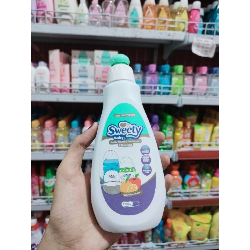 Jual Sweety Liquid Cleanser 200ml Bottle Nipple Baby Sabun Cuci Botol ...