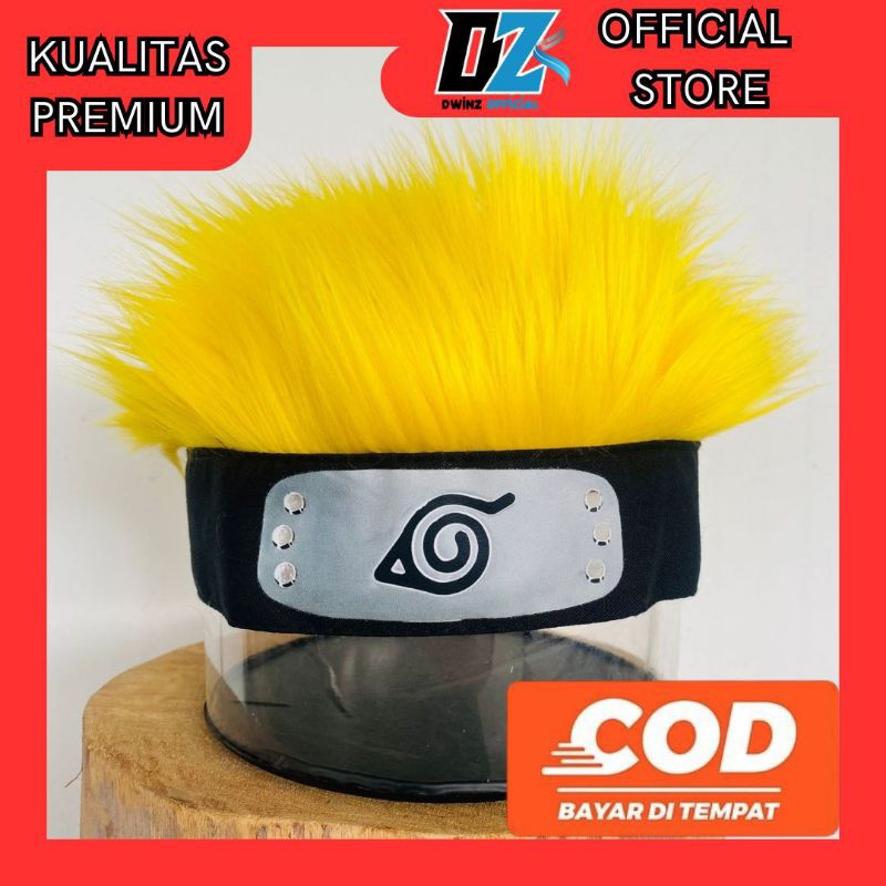 Jual topi rambut naruto berbahan premium topi wig | Shopee Indonesia