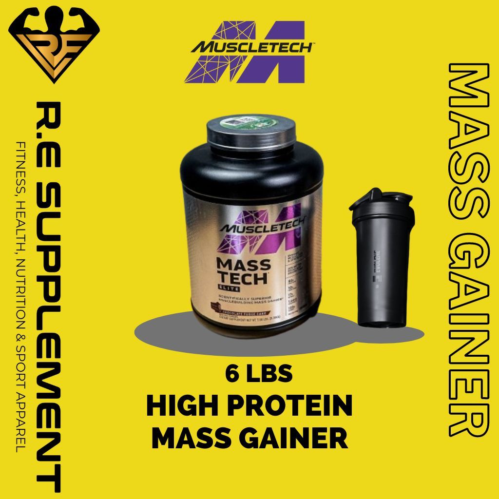 Jual Muscletech Mass Tech Elite 6 LBS – Weight Gainer Premium untuk ...