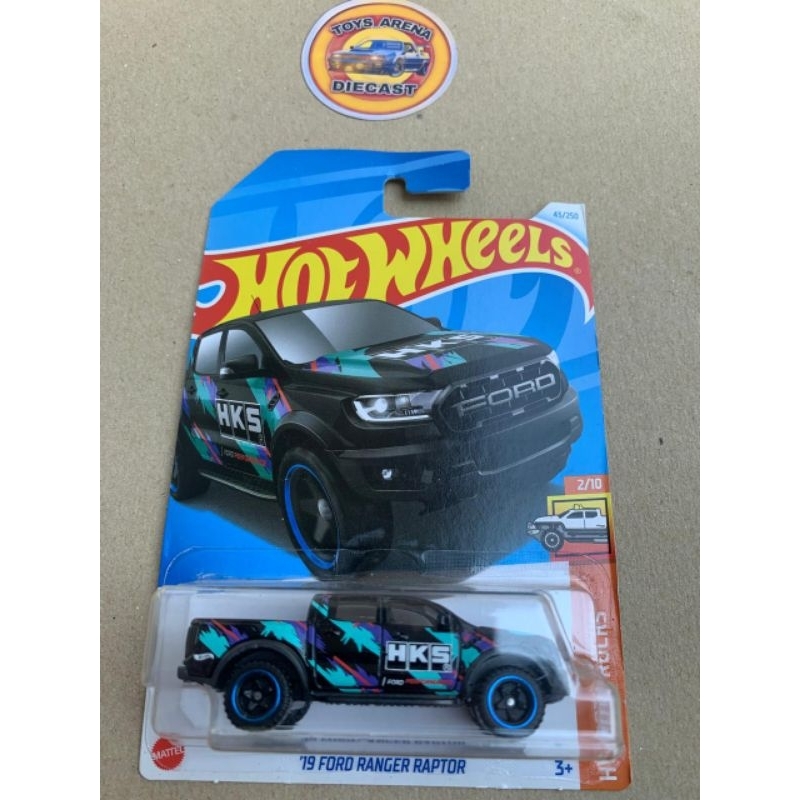 Jual HOTWHEELS 19 FORD RANGER RAPTOR HKS BLACK | Shopee Indonesia