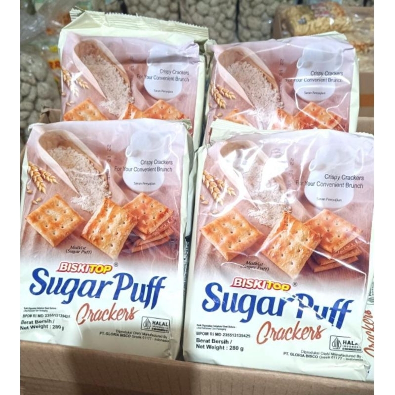 Jual Biskitop Sugar Puff 12x280g | Shopee Indonesia