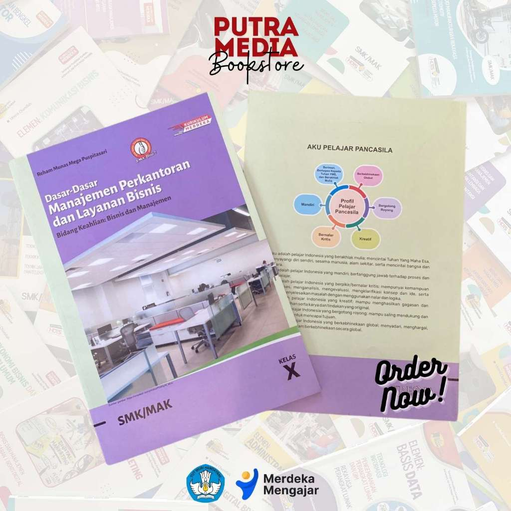 Jual Buku KUMER : Dasar-Dasar Manajemen Perkantoran dan Layanan Bisnis untuk SMK/MAK Kelas X ...