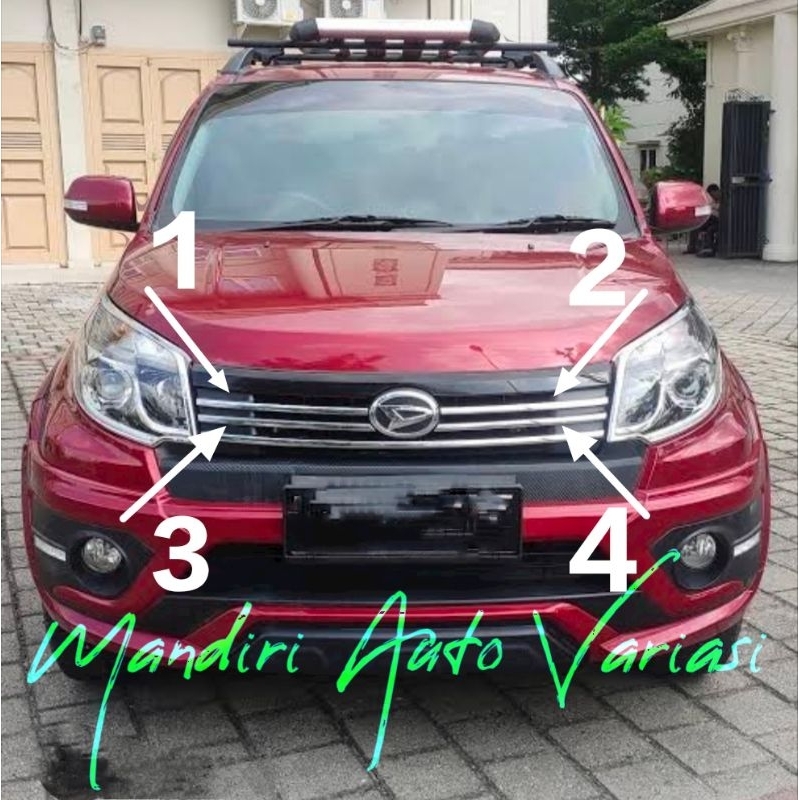 Jual List Grill Terios Adventure 2015 2016 2017 | Shopee Indonesia