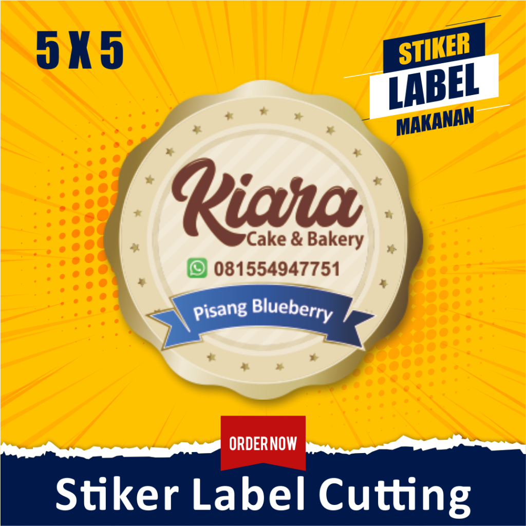 Jual Cetak Stiker Label Bulat A3 free desain | Shopee Indonesia