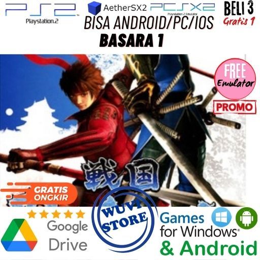 Jual PS 2 Basara 1 | Bisa di PC / Android / IOS Plus Emulator | Beli 3 ...