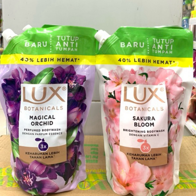 Jual Lux Sabun Mandi Cair Refill Bodywash Jumbo Magical Orchid Sakura Bloom 825 Ml | Shopee ...